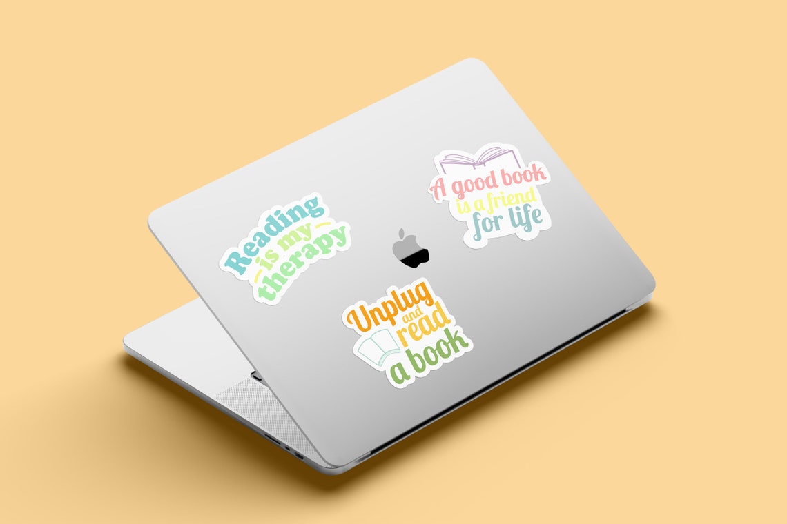 Bookworm Sticker Set, Digital Printable Stickers, Book Lover Gift ...