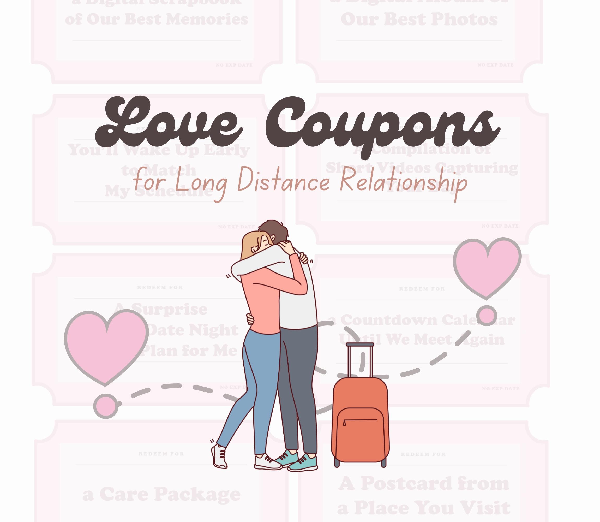 Printable Love Coupons Long Distance Relationship, Valentine Gift, Gift ...
