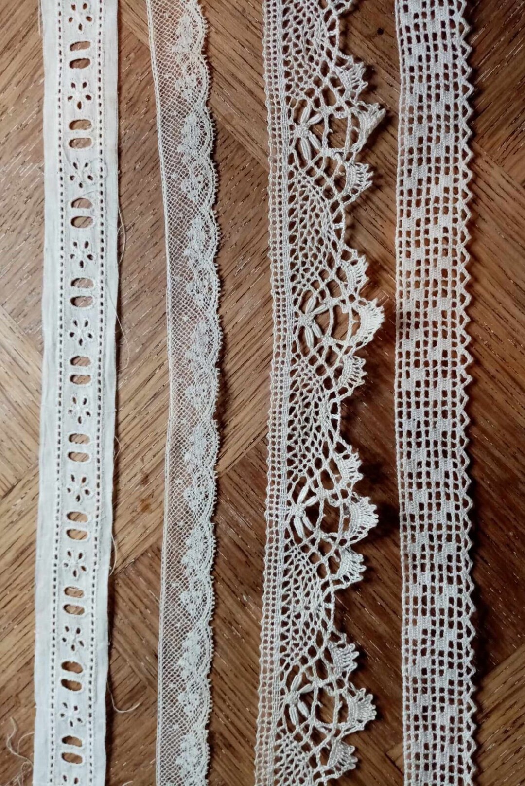 French Vintage Antique Lace Trim Bundles - Etsy