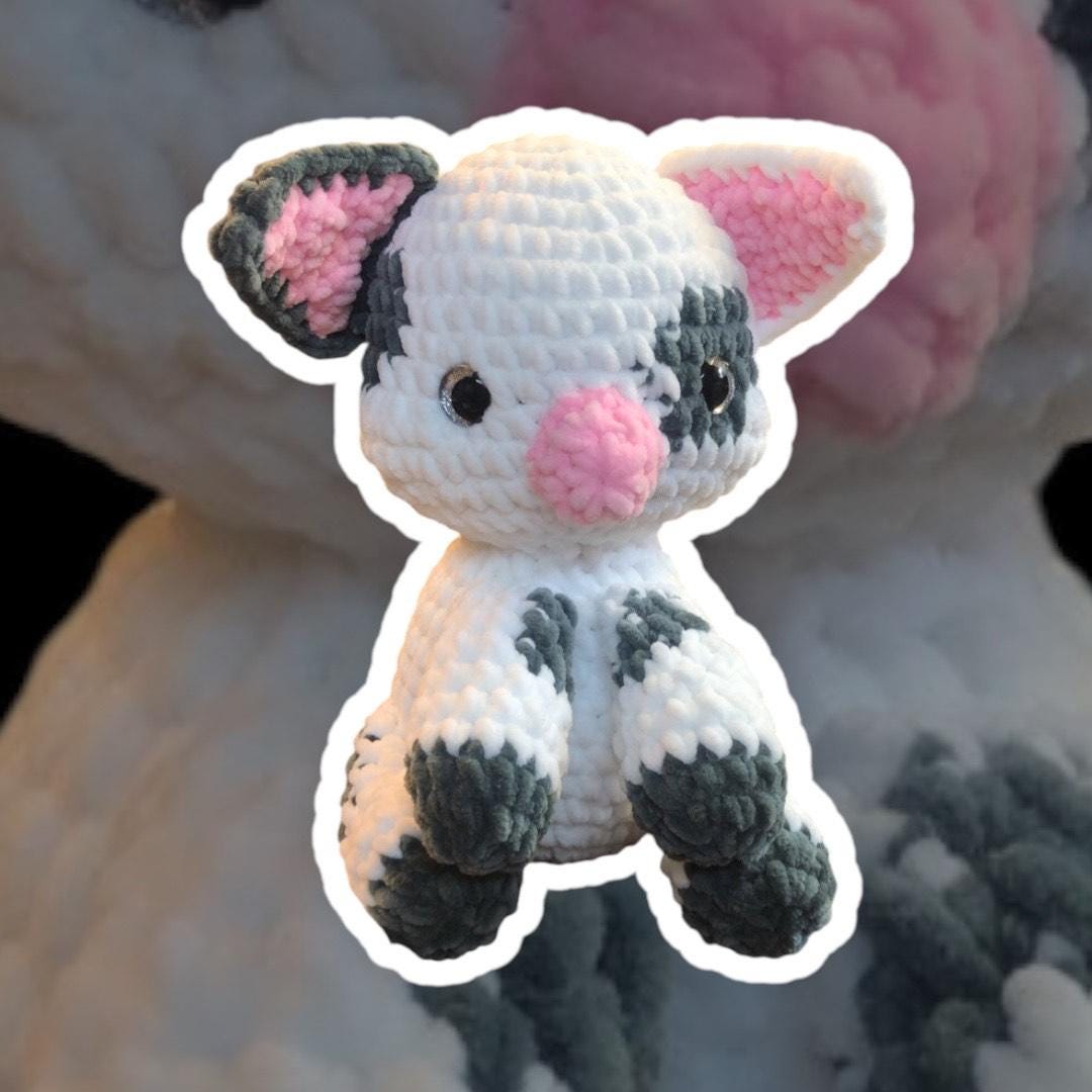 Piglet Pua [moana] Plushie Crochet Pattern - Etsy