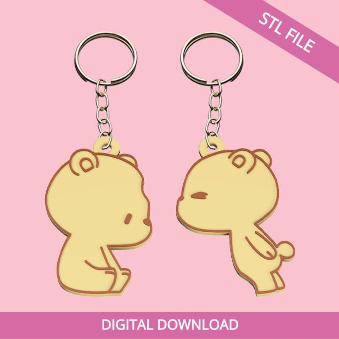 Milk and Mocha Couple Keychains - Etsy