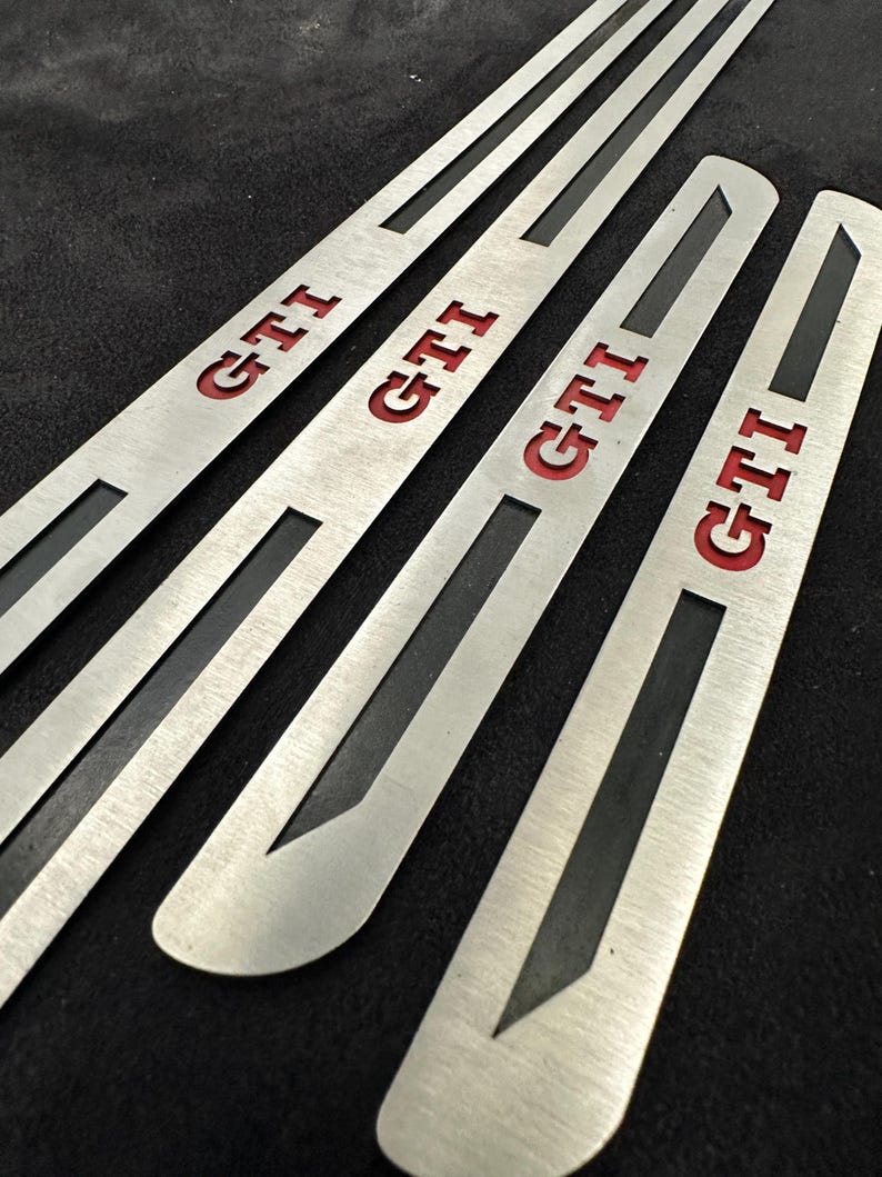 VW Golf GTI MK8 Stainless Sill Protector Plates - Etsy