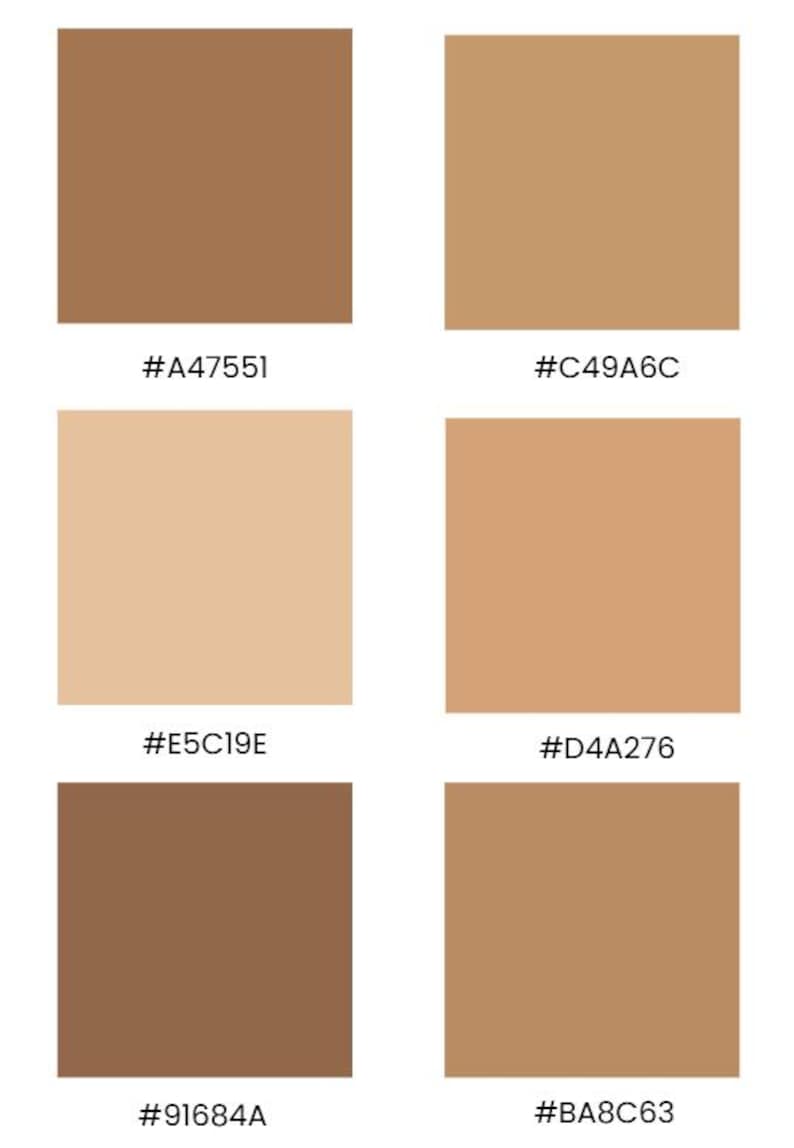 Earth Tones Color Palette | Natural Warm Color Scheme | Rustic ...