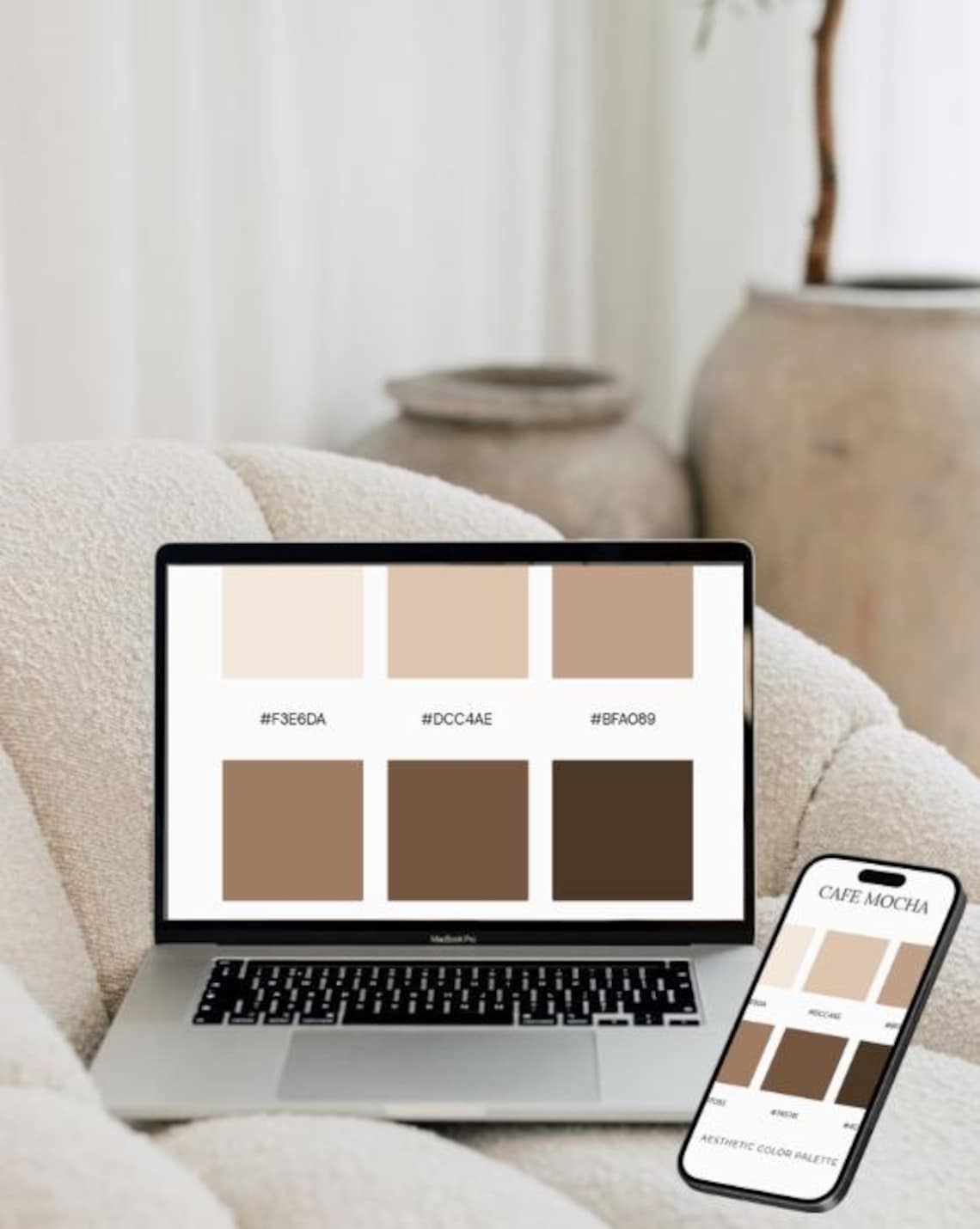 Cafe Mocha Color Palette | Rich Brown Tones | Warm Coffee Aesthetic - Etsy