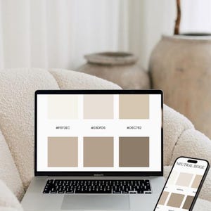 Neutral Beige Color Palette | Minimal Branding Colors | Soft Neutral ...