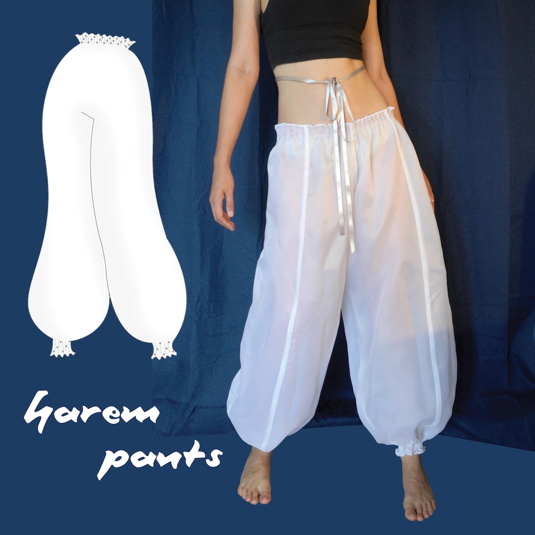 Harem Pants [digital Sewing Pattern] - Etsy