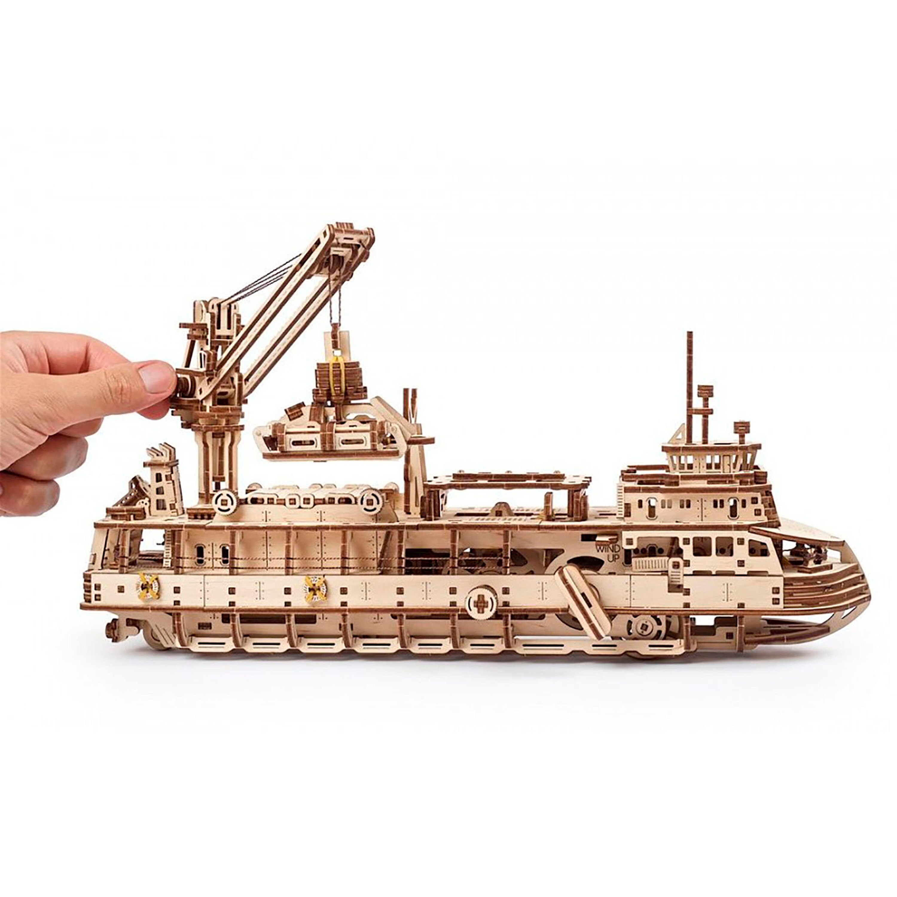 Ship Puzzle Kit Ship Model to Build, 3d Wooden Ship - Etsy