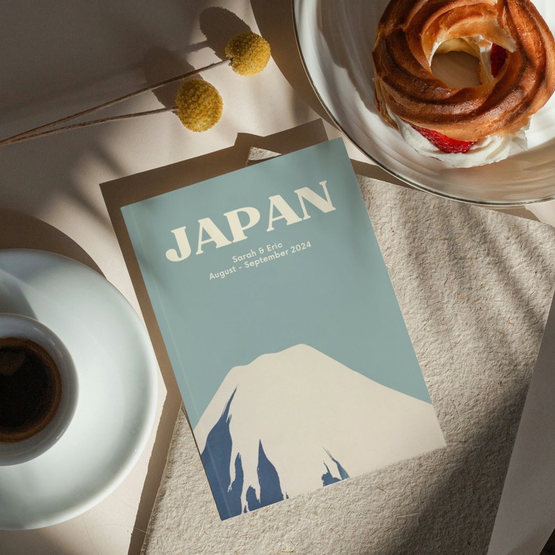 Custom Japan Travel Journal, Personalised Eki Stamp Notebook, Travel ...