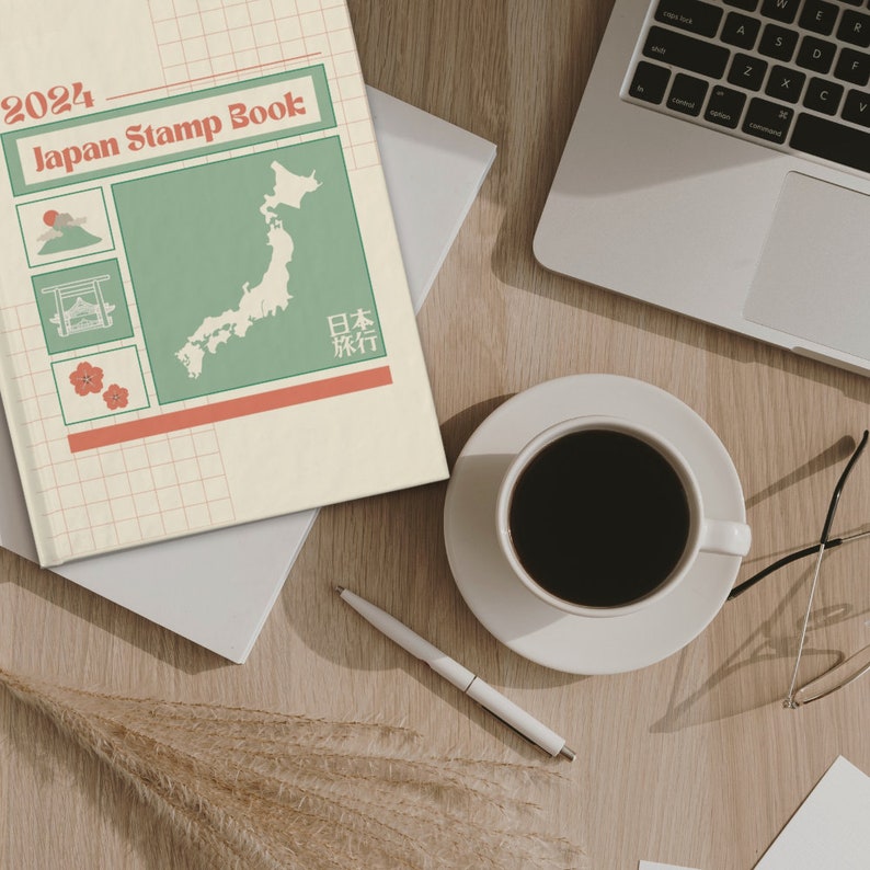 Personalized 5x7 Japan Stamp Notebook, Japan Travel Journal, Kawaii ...
