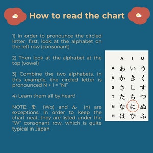 Japanese Hiragana Katakana Chart, Printable Japanese Alphabet Poster ...