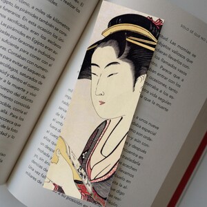 Japanese Bookmarks Set of 4, Utamaru Kitagawa, Ukiyo-e Woodblock Art ...