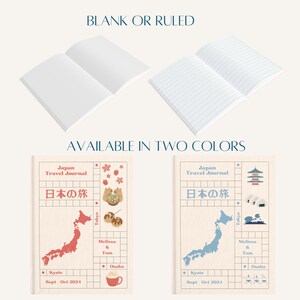 Kawaii Japan Travel Gift, Personalized Travel Journal, Japan Travel ...