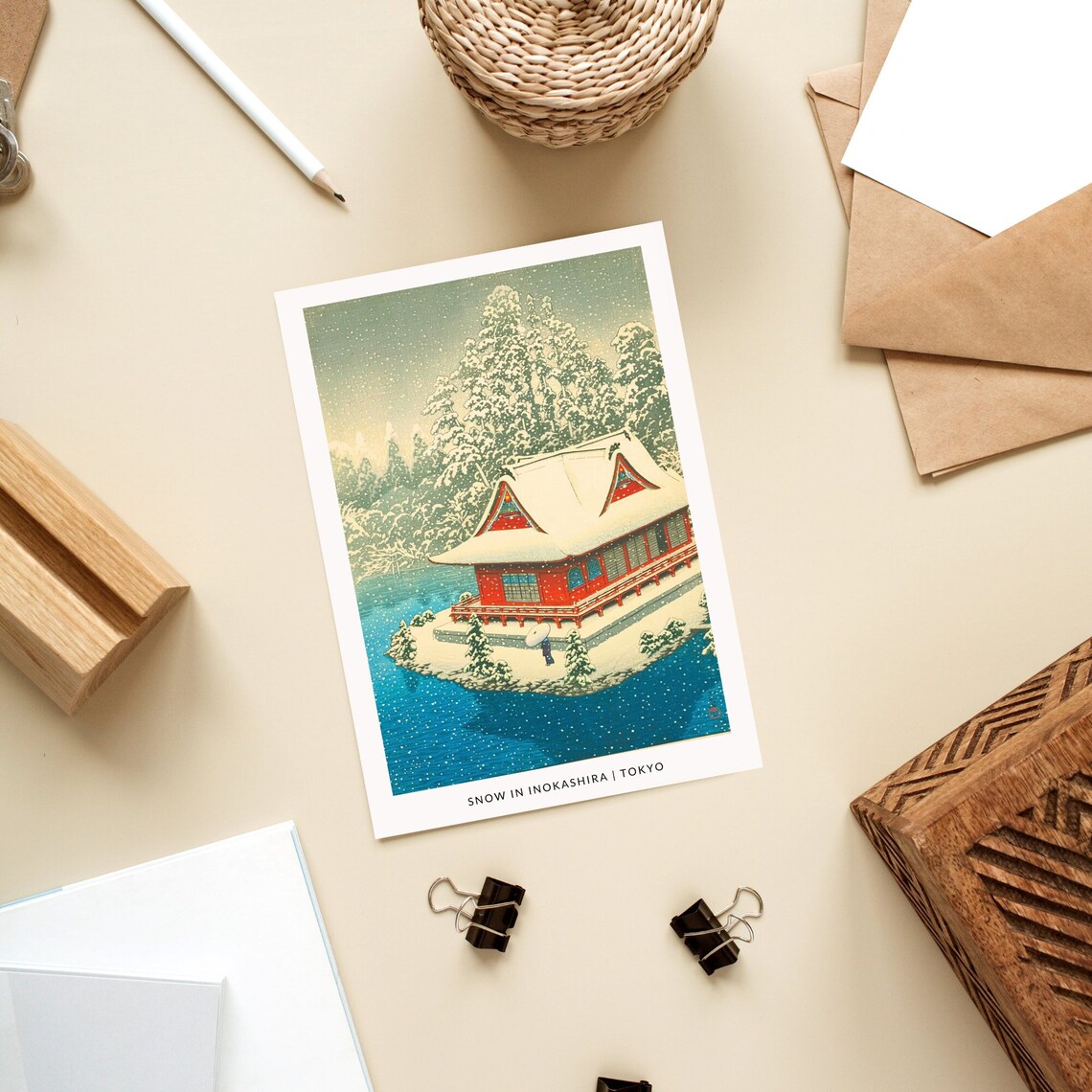 Vintage Japan Postcard Sets of 5, Shrine Temple Prints, 4x6 Post Cards ...