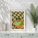 But First Matcha Poster, Black Cat Matcha Latte Wall Decor ...