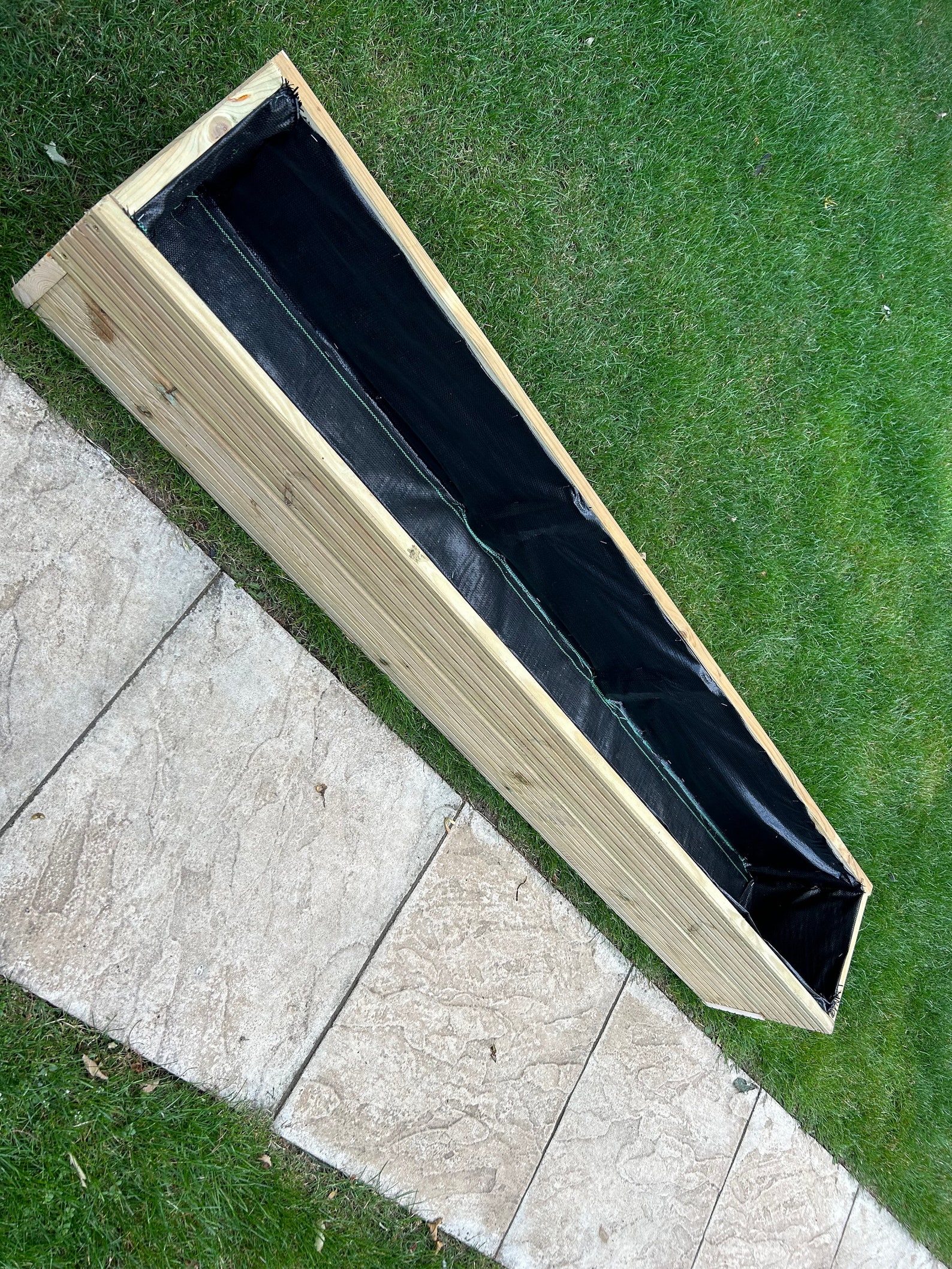Long Narrow Vegetable Planter Box | Raised Veg Bed for Small Gardens ...