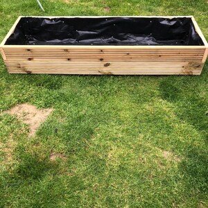 Long Narrow Vegetable Planter Box | Raised Veg Bed for Small Gardens ...