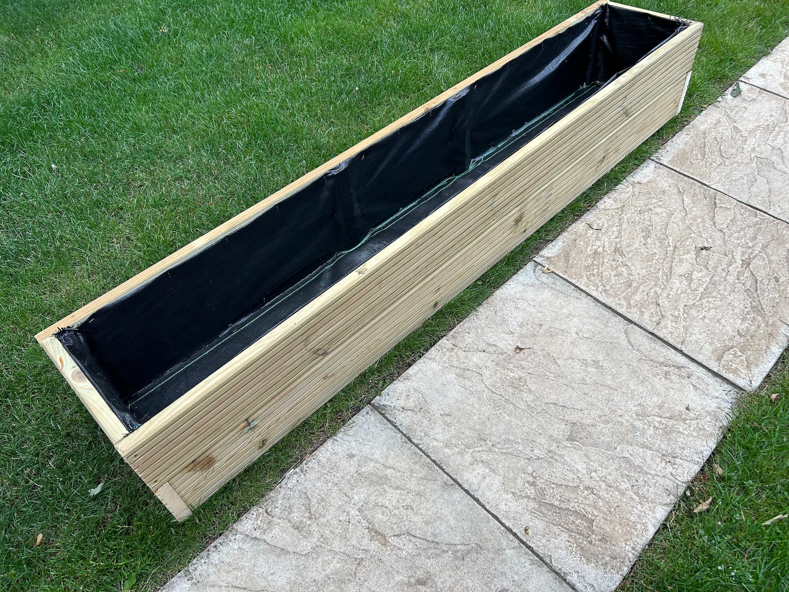 Long Narrow Vegetable Planter Box | Raised Veg Bed for Small Gardens ...