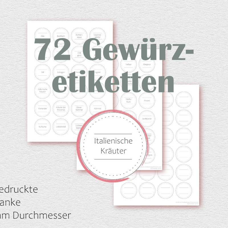 German Spice Jars - Etsy