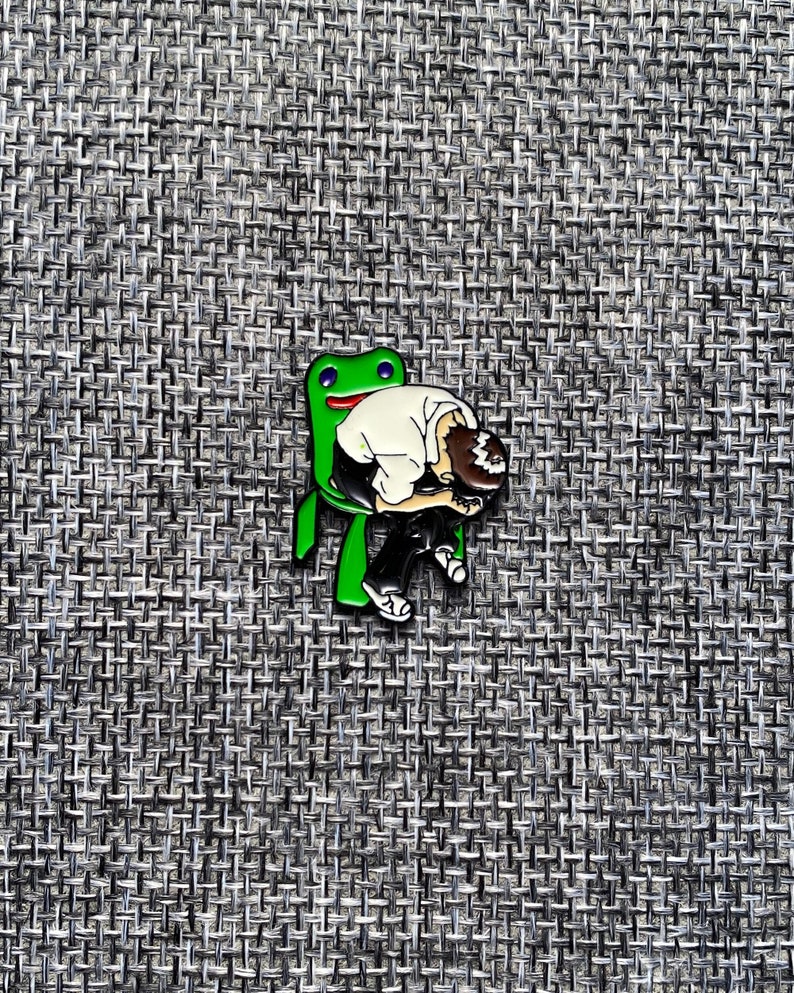 Neon Genesis Evangelion Shinji Frog Chair Enamel Pin - Etsy