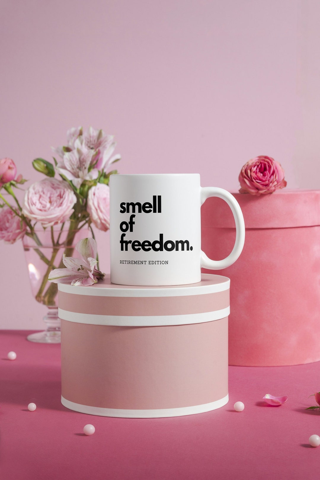 Smell of Freedom Retirement Edition Pensioner Mug Gift Retired Person ...