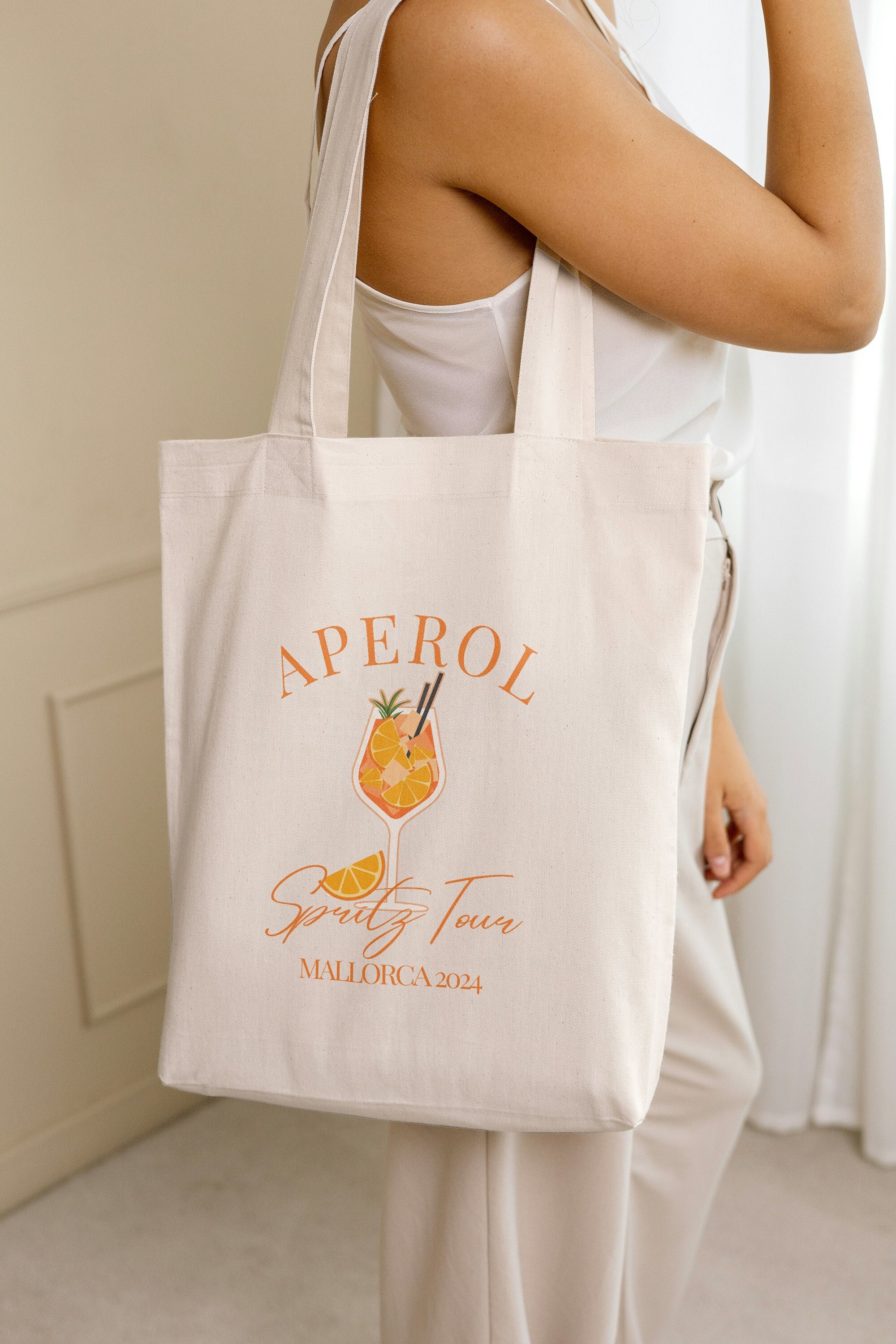 Aperol Spritz Tour Malle 2024 Always the Answer Retro Personalized Tote ...