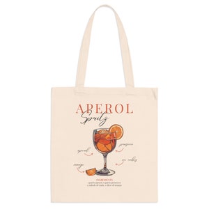 Aperol Spritz is Always the Answer Retro Aesthetic Tote Bag Cocktail ...