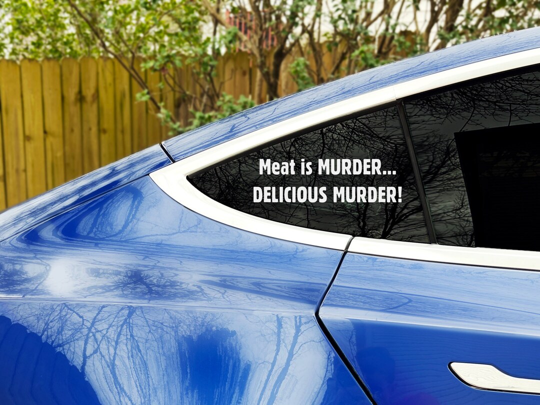 Meat Eater Decal / Car Sticker Gift for Husband / Father's Day / Gift ...