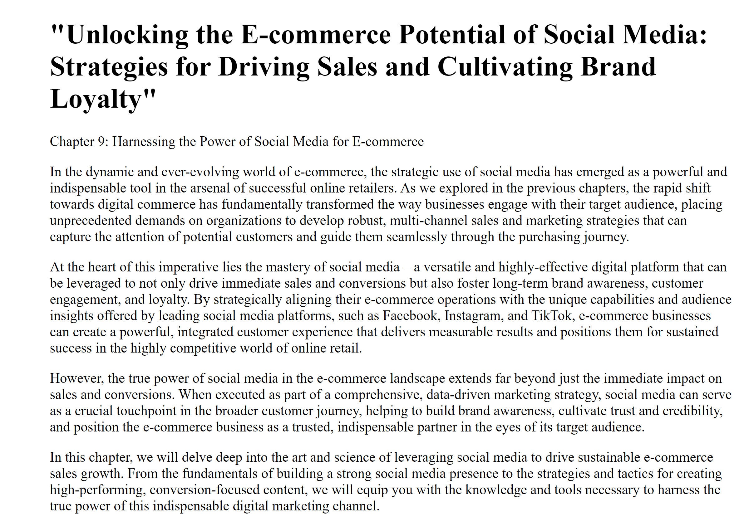 The Conversion Code: Cracking E-commerce Sales - Etsy