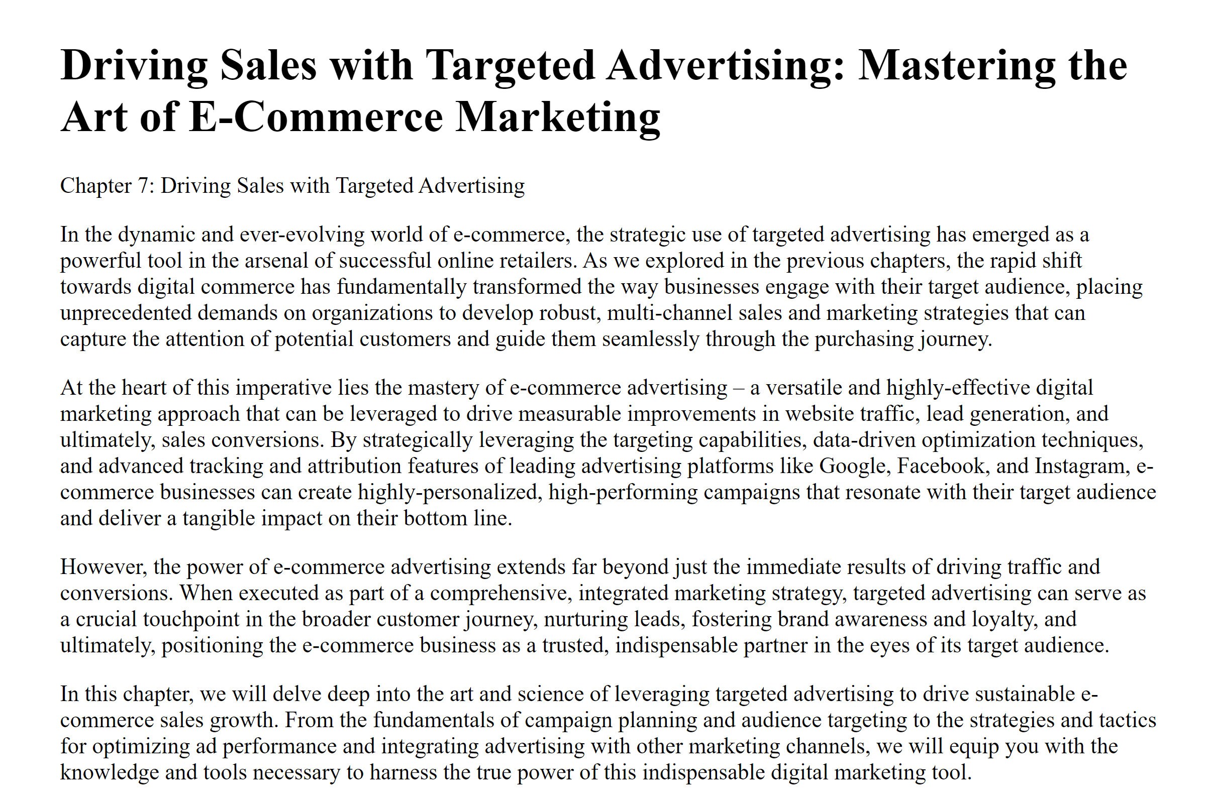 The Conversion Code: Cracking E-commerce Sales - Etsy