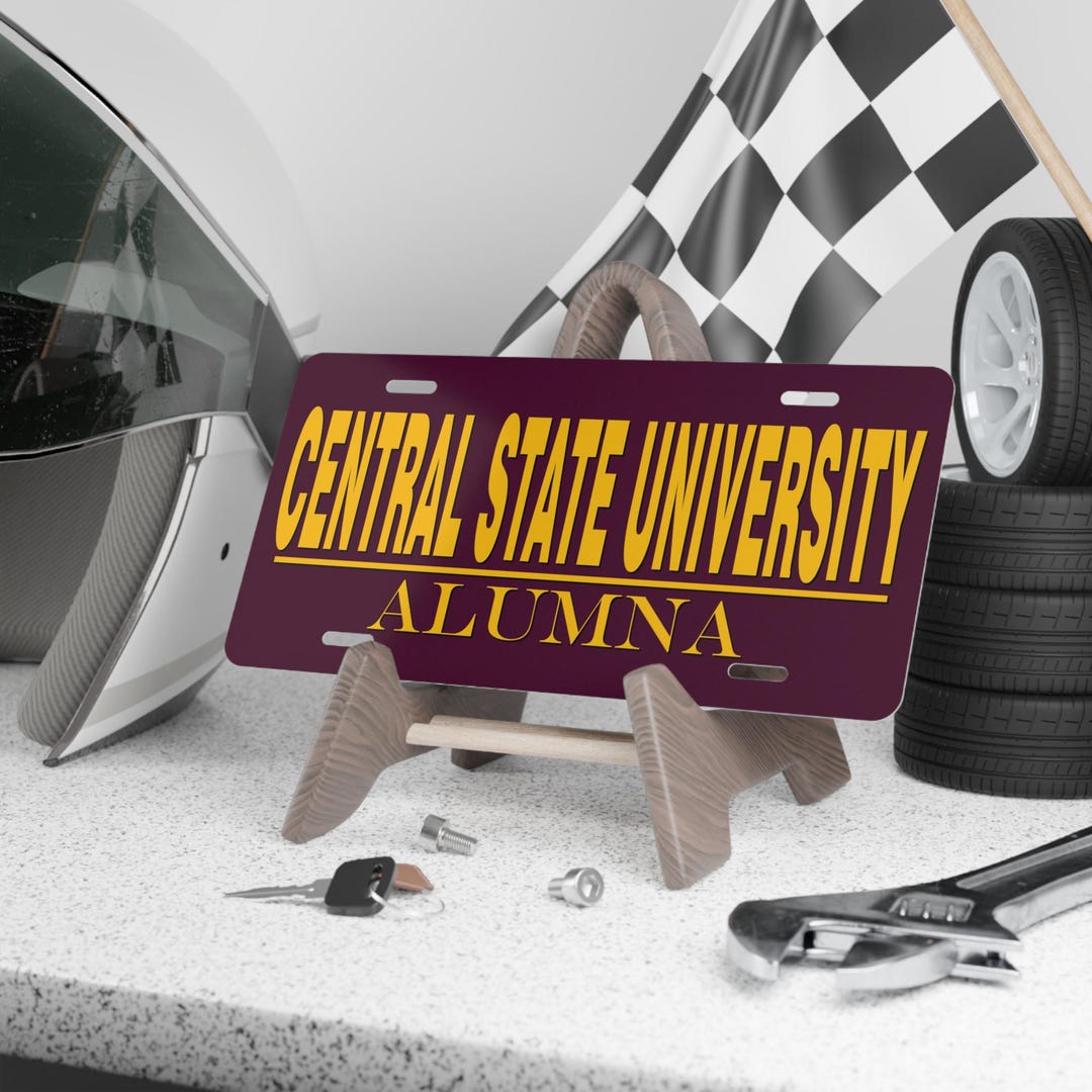 Custom Camo Vanity Plate Csu-alumna 7 - Etsy