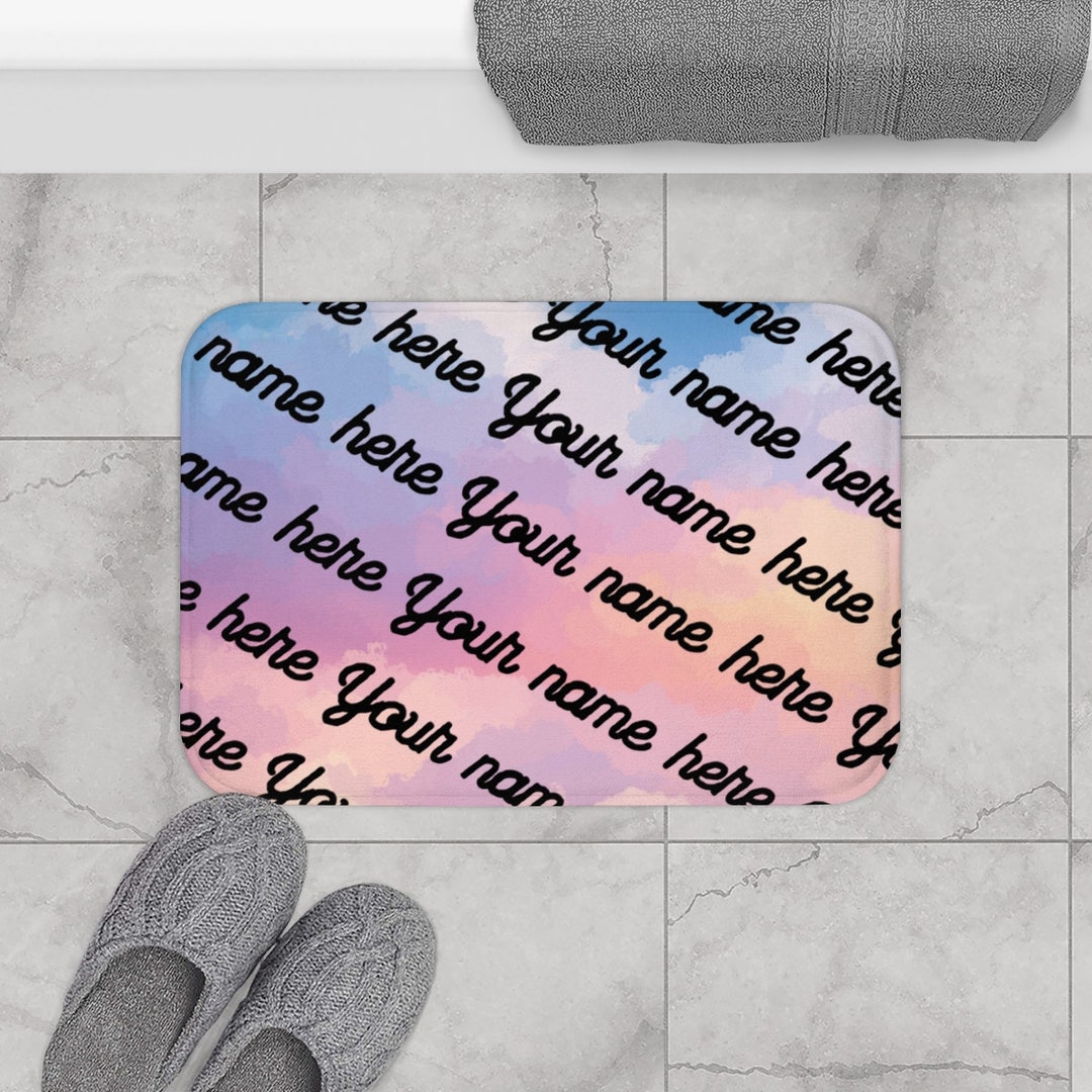 Personalized Bath Mat, Personalized Photo Bath Mat, Custom Bath Mat ...