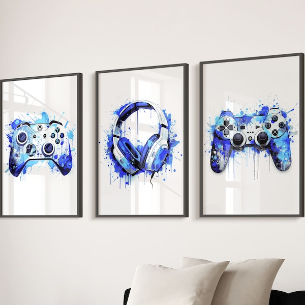Gaming Poster for Boys Room - Etsy UK