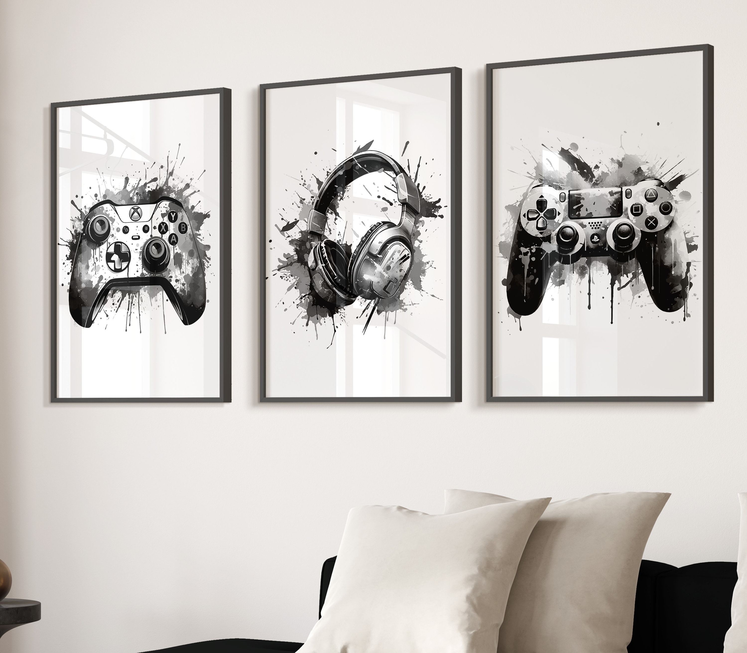Set of 3 Gaming Prints Gaming Decor Gamer Wall Art Teen Room Prints ...
