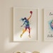 Set of 3 Netball Posters for Girls Bedroom Netball Wall Art Prints Teen ...