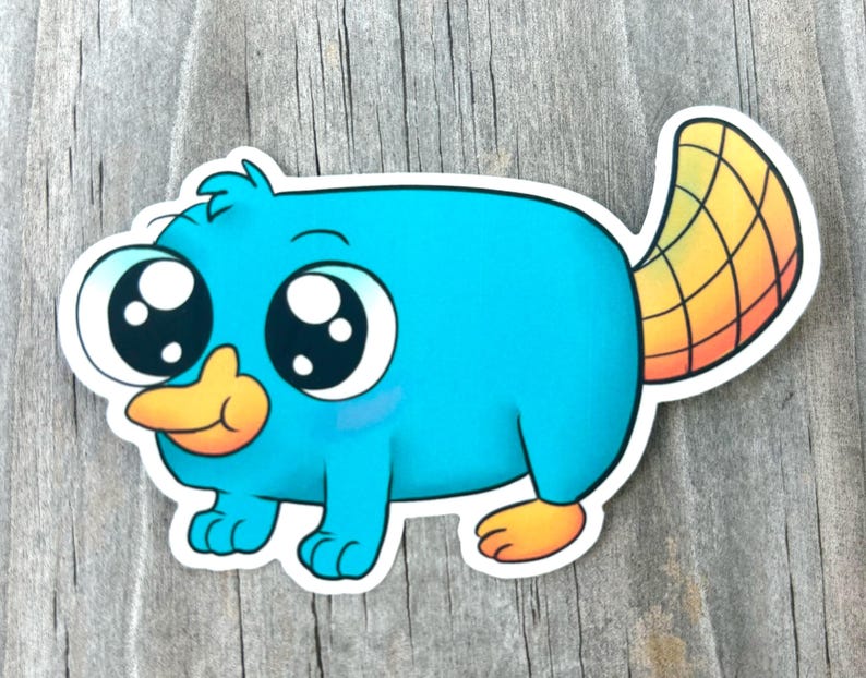 Perry the Platypus Sticker/vinyl Stickers/laptop Stickers - Etsy