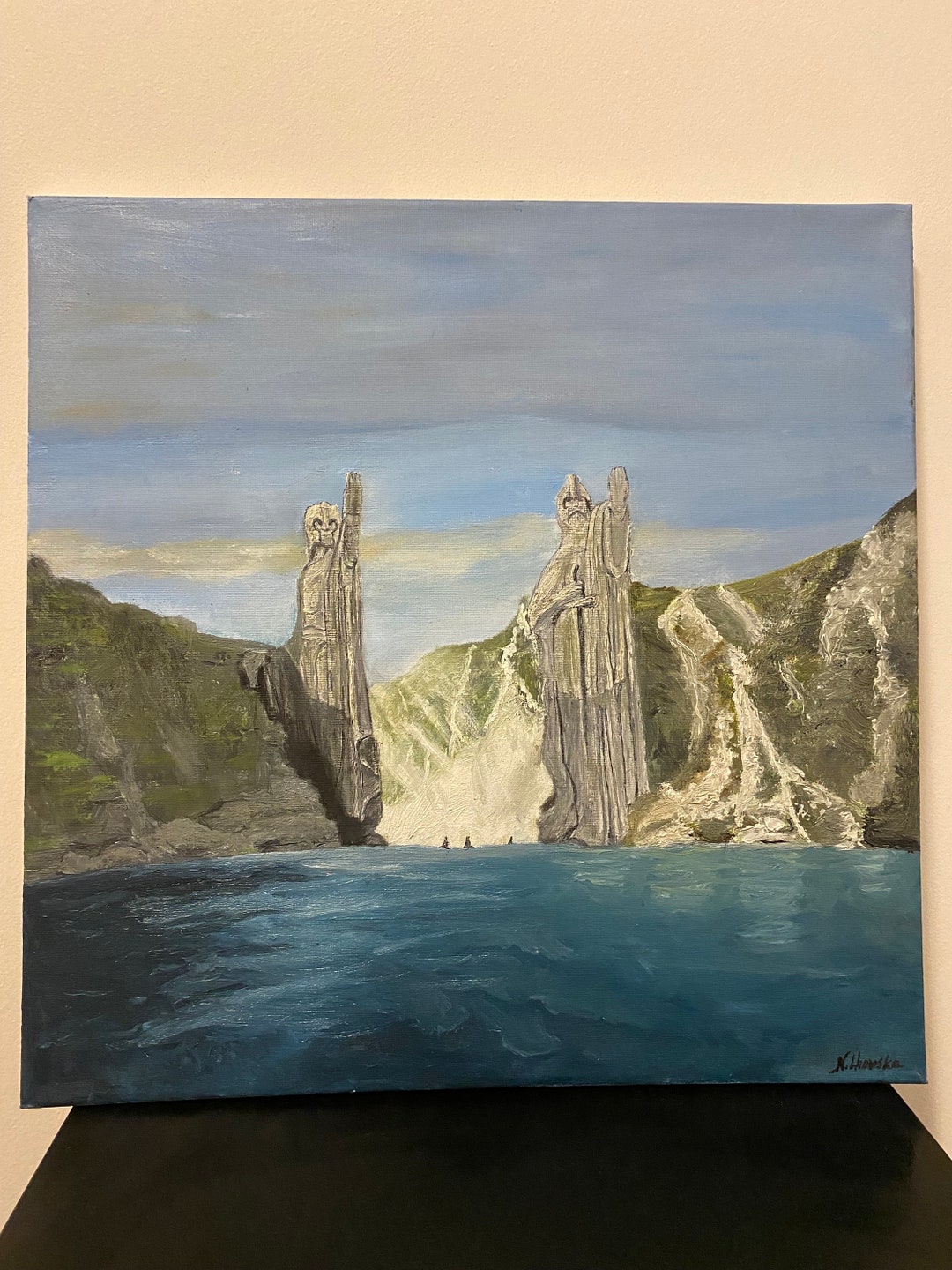 The Lord of the Rings. Argonath print - Etsy