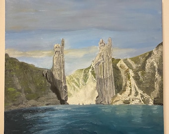 The Lord of the Rings. Argonath print - Etsy