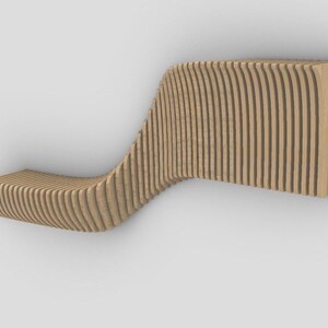 Parametric Wooden Wall Shelves - Floating Shelf Parametric Wall Piece ...
