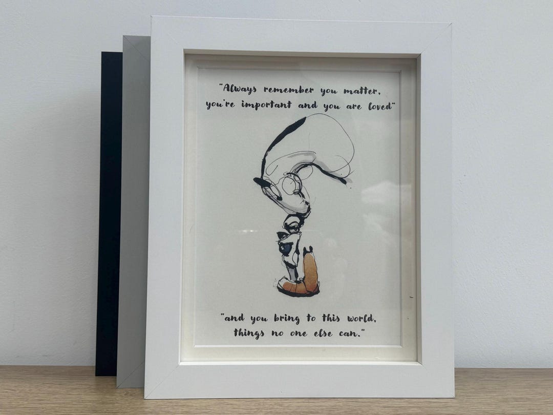 Always Remember You Matter, You’re Important & Loved Framed Print ...