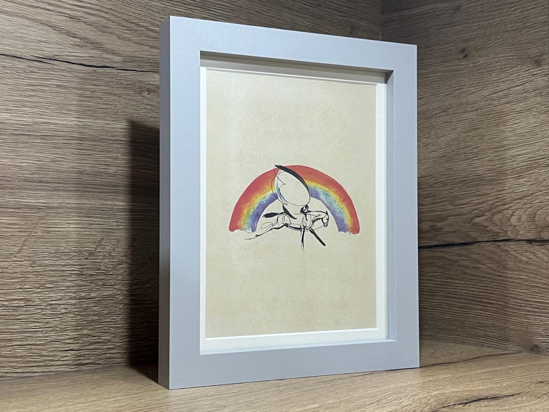 Limited Edition Charlie Mackesy Rainbow Framed Print the Boy Mole Fox ...