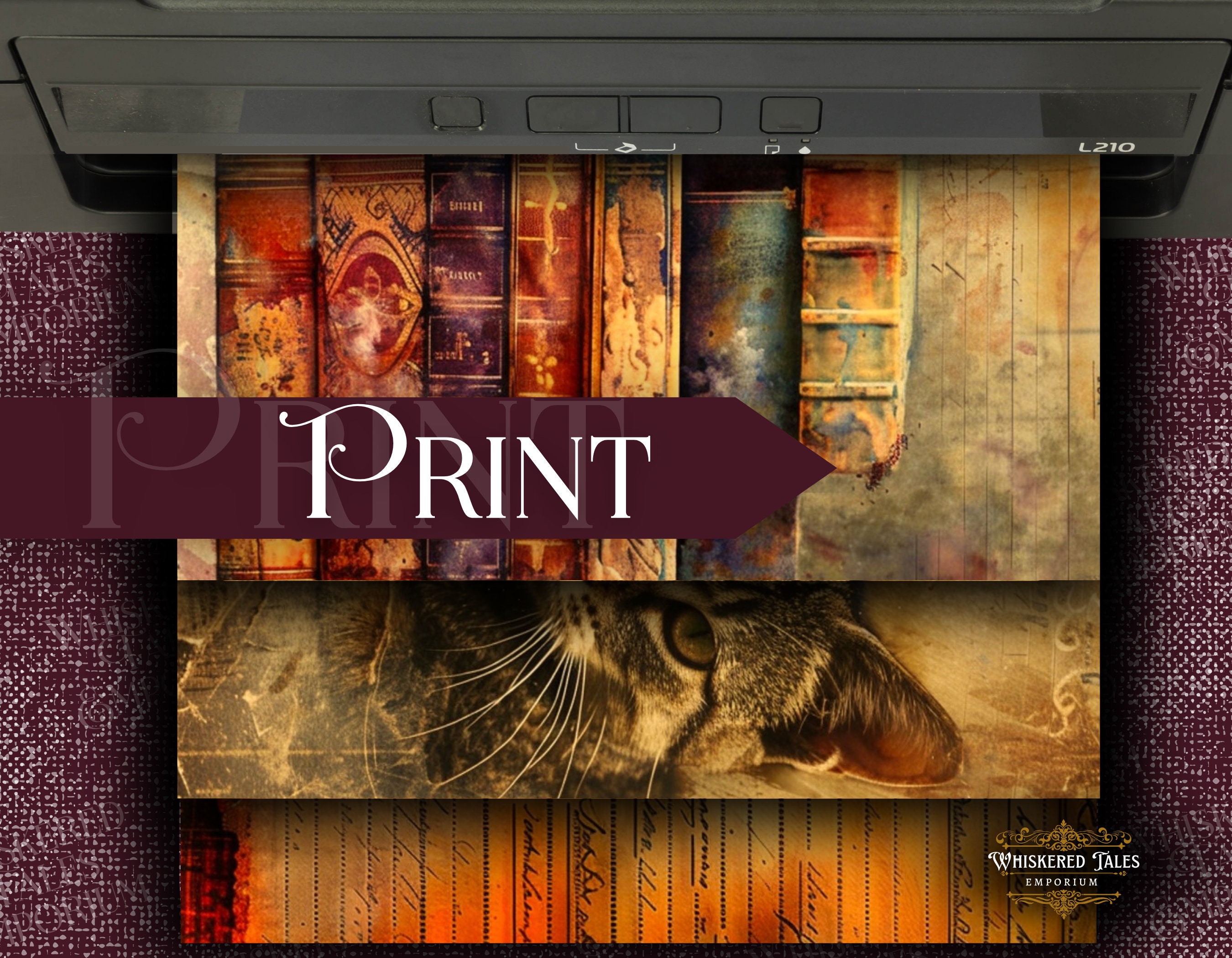 Tabby Tales Journal Printable Kit | Digital Download | Cat Lover's ...