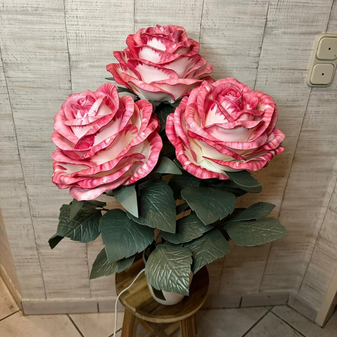 Rosa,flowers,wedding Decor,home Decor,lamps,present,bithday,isolon ...