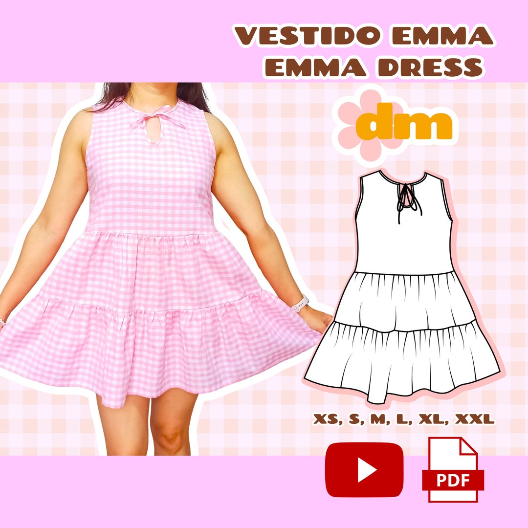 Basic Dress Sewing Pattern, Dress With Pockets, Sleeveless Dress ...