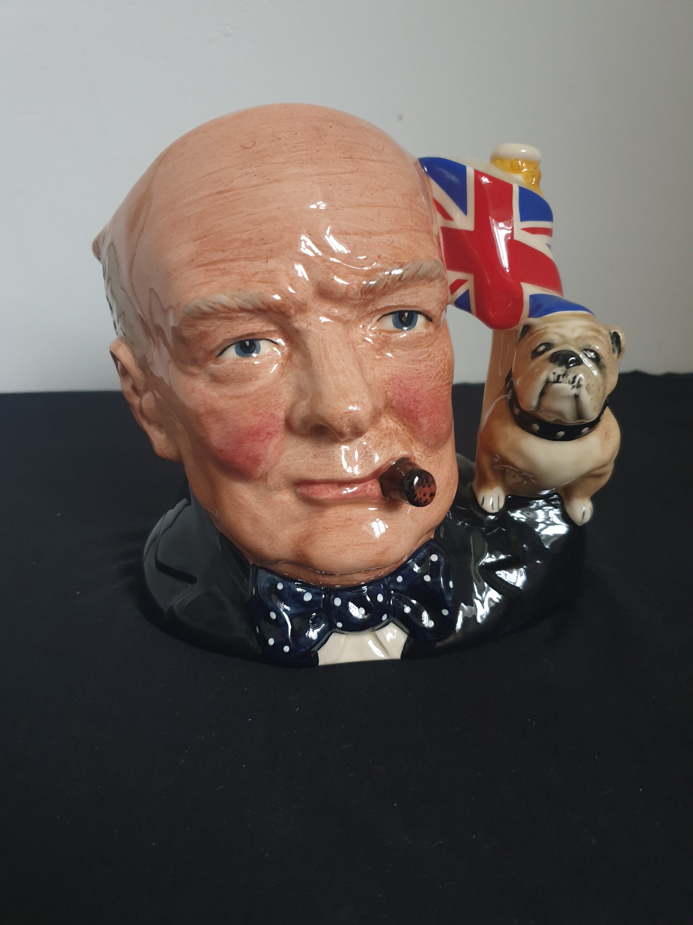 Royal Doulton Winston Churchill Character Jug D6907 - Etsy