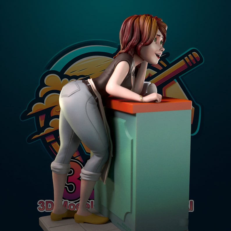 Aunt Cassnsfw Figure STL Model for 3D Printing-3d Printable NSFW Aunt Cass Figure-3d Printing ...