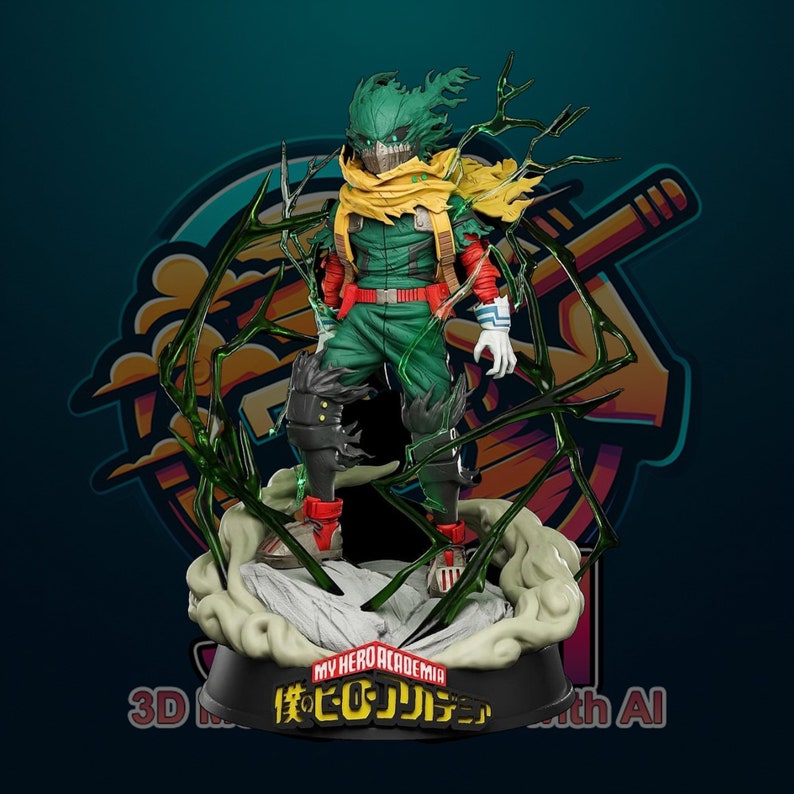 Deku STL Model 3D Printable Deku Figure STL Model Deku 3D Printable STL ...