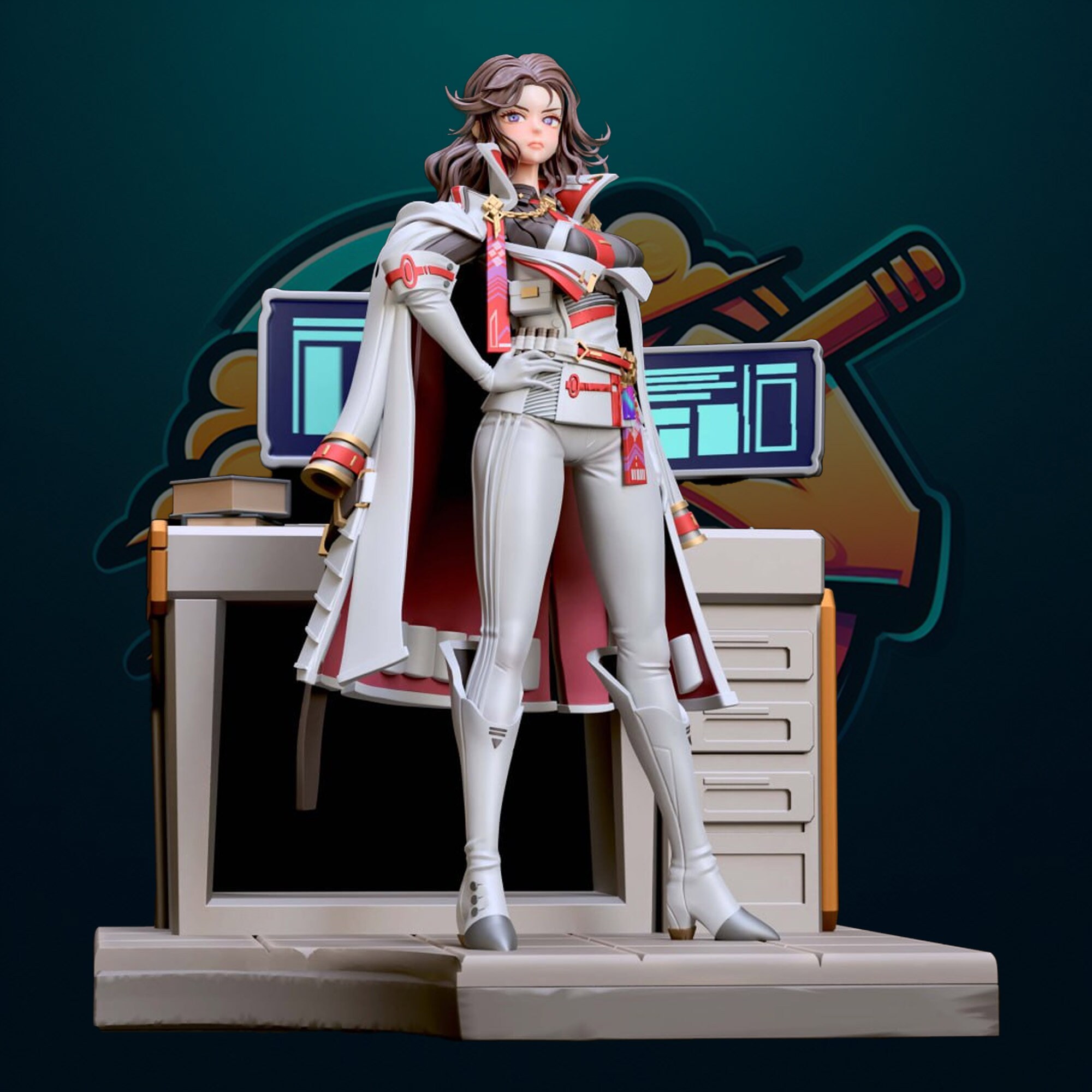 Ingrid STL Model Ingrid Figure STL Model Female Astronaut STL Model ...