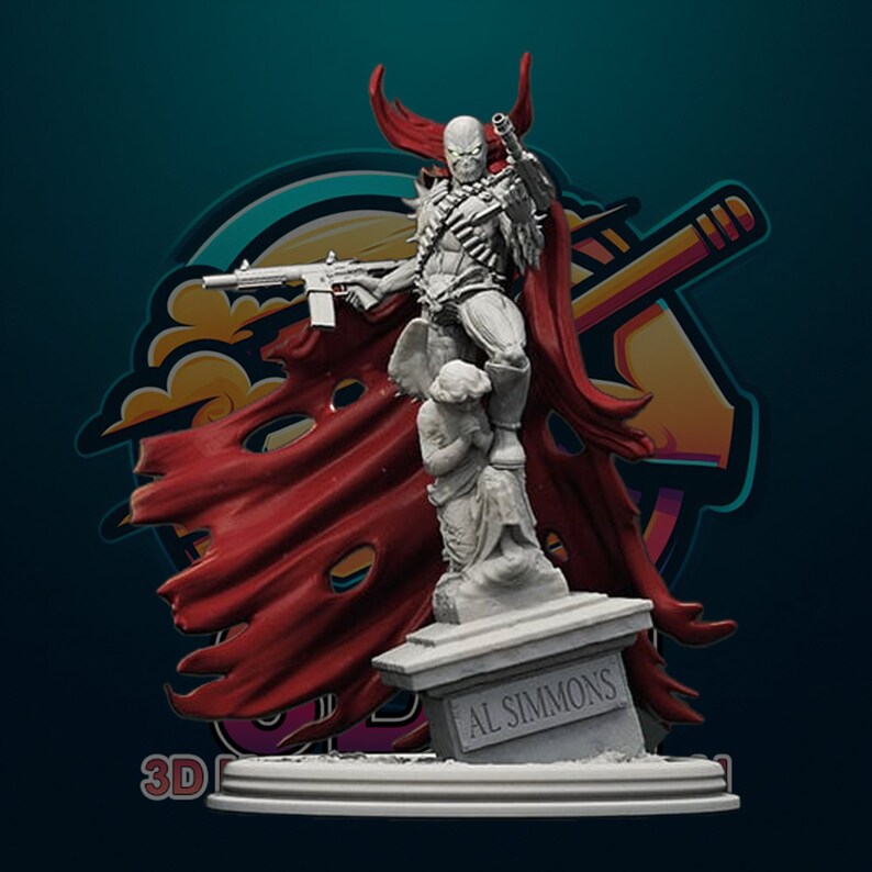 Figura Spawn Modelo STL para impresión 3D Figura Spawn imprimible en 3D Modelo STL de película ...