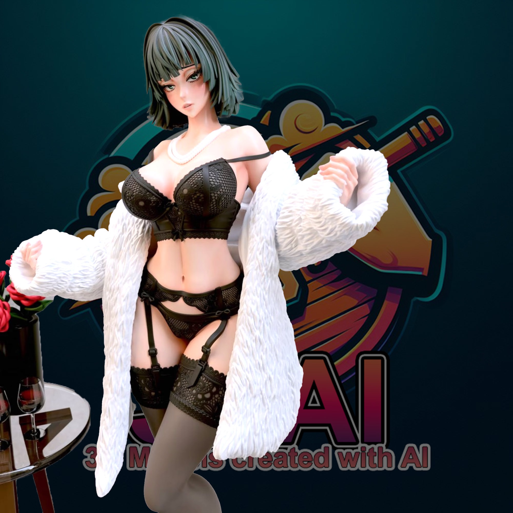 Sexy Fubuki Stl Model For 3d Printing 3d Printable Sexy Secretary Model Sexy 3d Figure Stl