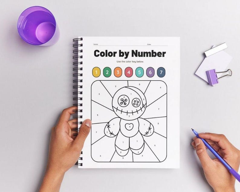 Cute 23 Color by Number Pages, Creative and Enjoyable Coloring Sheets ...